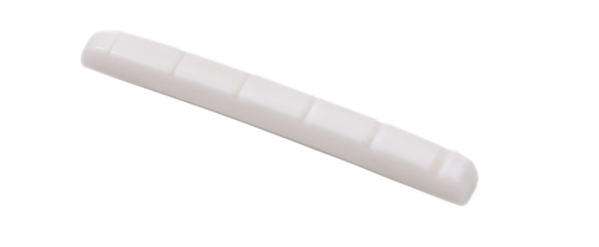 Поріжок Fender Stratocaster-Telecaster Pre-Slotted Melamine String Nut ...